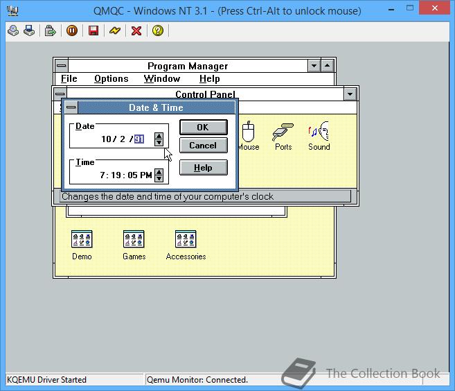Microsoft Windows NT 3.1, 1.0 (October 1991) - The Collection Book