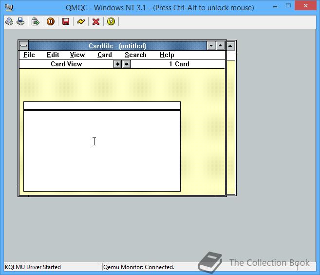 Microsoft Windows NT 3.1, 1.0 (October 1991) - The Collection Book