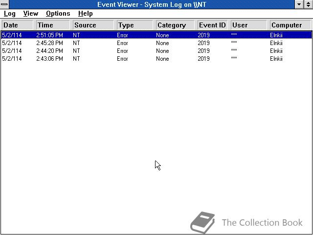 Microsoft Windows NT 3.1, 3.1.297.1 - The Collection Book