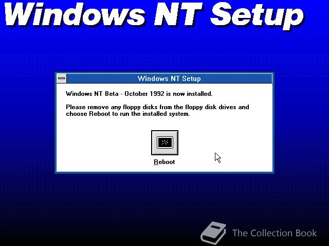 Microsoft Windows NT 3.1, 3.1.340.1 - The Collection Book