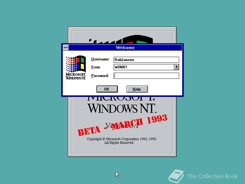 Microsoft Windows NT 3.1, 3.1.438.1 - The Collection Book