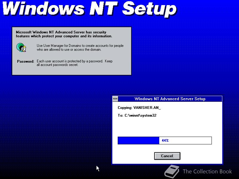 Microsoft Windows NT 3.1, 3.1.511.1 - The Collection Book