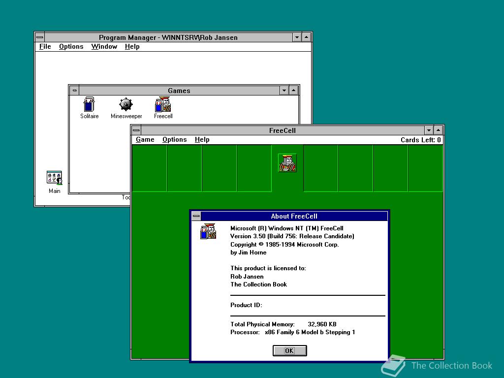 Microsoft Windows NT 3.5, 3.5.756.1 - The Collection Book