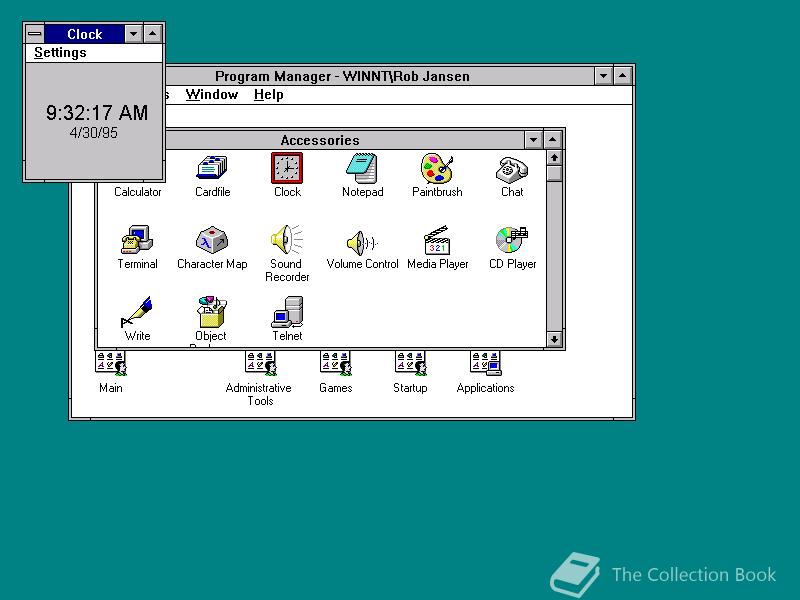 Microsoft Windows NT 3.51, 3.51.1024.1 - The Collection Book