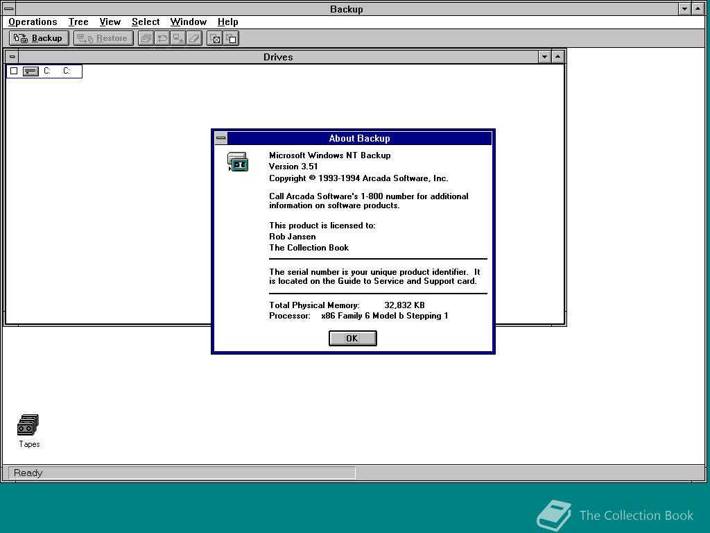 Microsoft Windows NT 3.51, 3.51.944.1 - The Collection Book