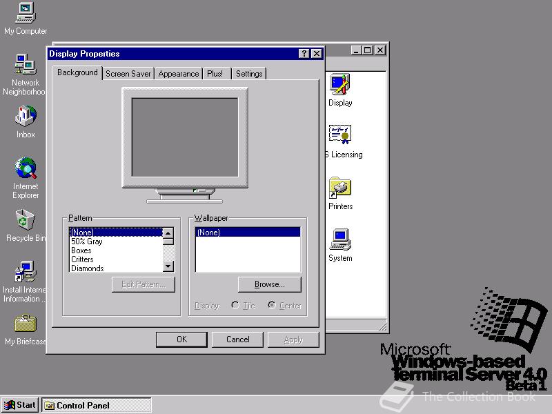 Microsoft Windows NT Server 4.0 Terminal Server Edition, 4.0.307.1 ...
