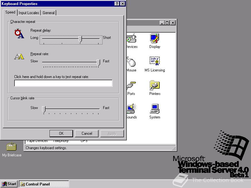 Microsoft Windows NT Server 4.0 Terminal Server Edition, 4.0.307.1 ...