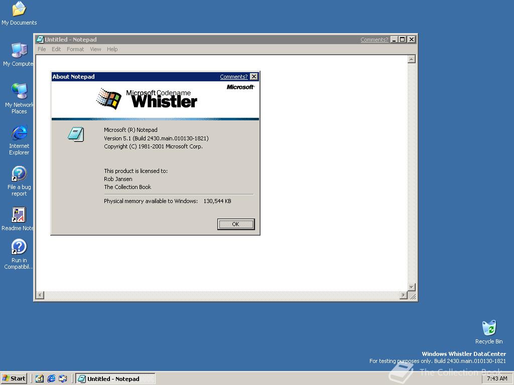 Microsoft Windows Server 2003, 5.1.2430.1 - The Collection Book