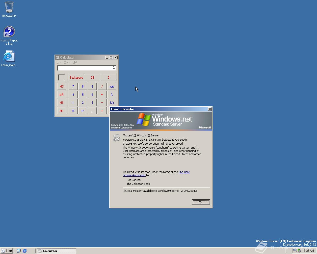 Microsoft Windows Server 2008, 6.0.5112.0 - The Collection Book