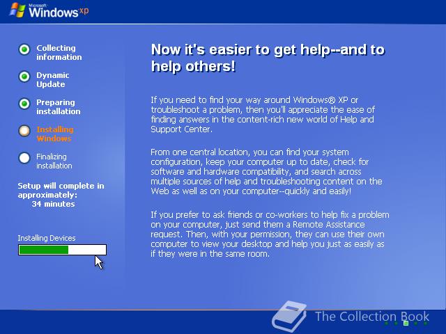 Microsoft Windows XP Starter Edition, 5.1.2600.5512 - The Collection Book