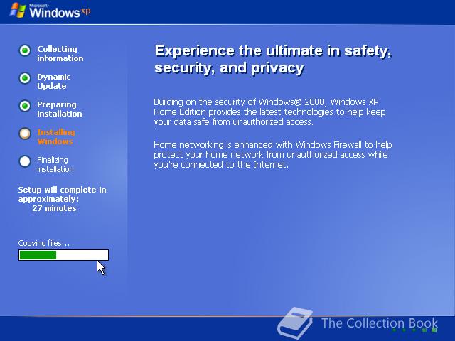 Microsoft Windows XP Starter Edition, 5.1.2600.5512 - The Collection Book